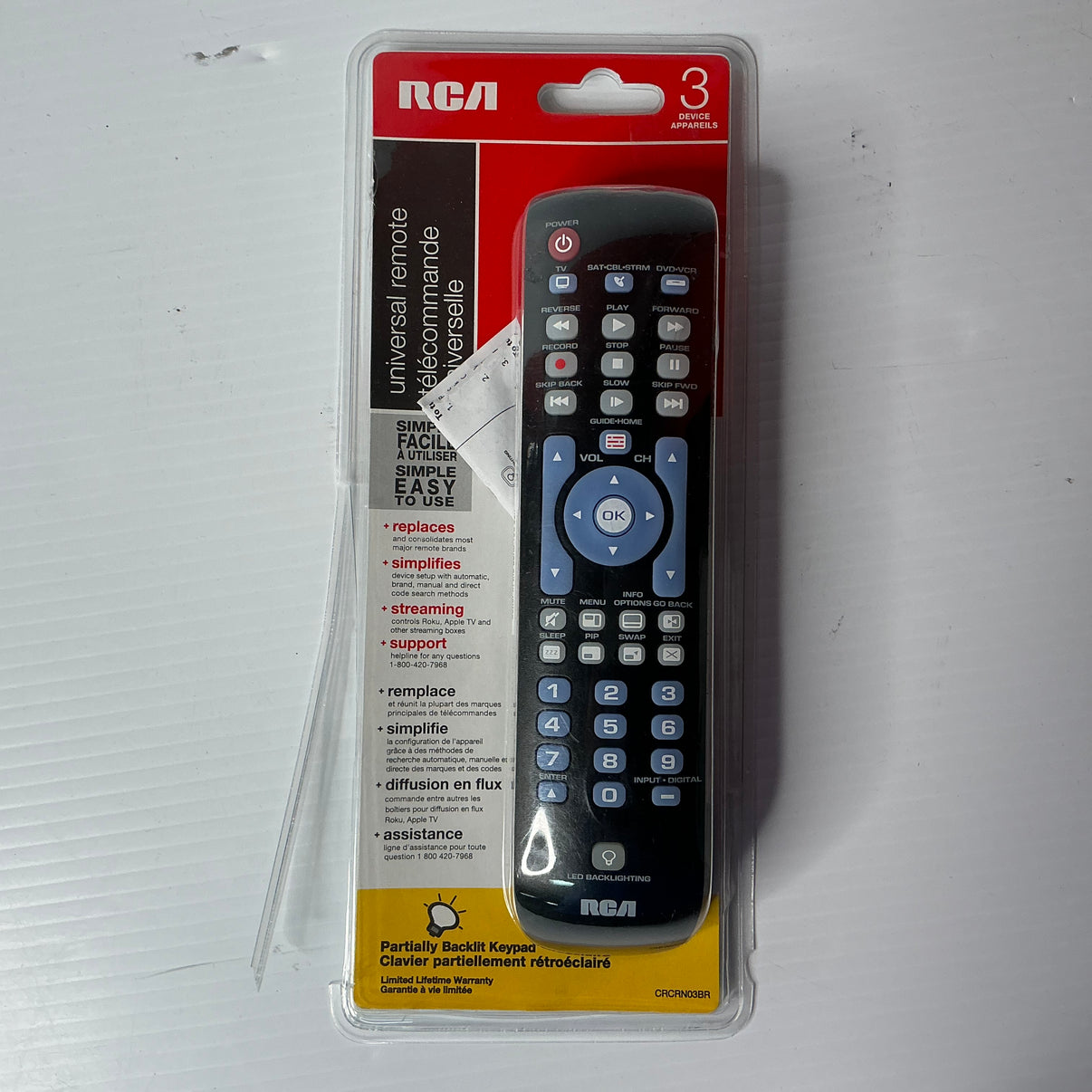 RCA 3 Device Universal Remote – Free Geek Toronto